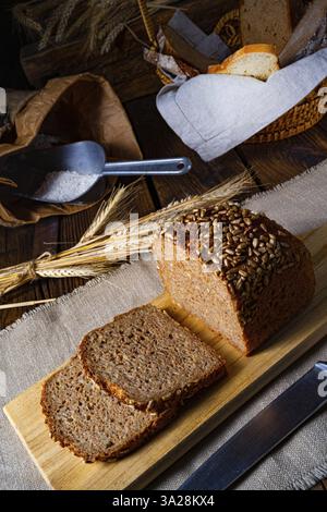 Moist wholemeal bread, crushed or ground wholemeal Stock Photo - Alamy