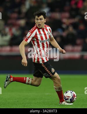 Sunderland's Luke O'Nien and Preston North End's Ryan Ledson battle for ...