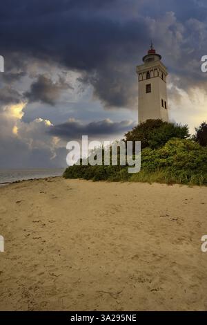 Strib Fyr a lighthouse in Denmark Stock Photo - Alamy