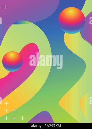 paper style dynamic lines background vector design illustration Stock ...