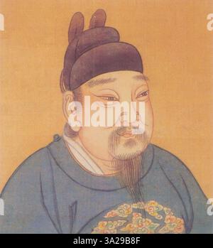 Emperor Shizong of Later Zhou, depicted by Guo Rong, portrays the ruler ...
