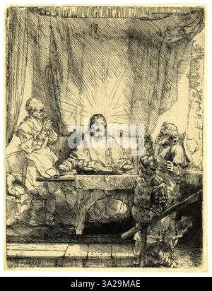 This portrait by Rembrandt demonstrates his signature use of ...