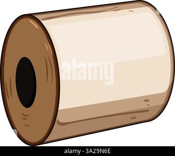 foam pipe insulation cartoon vector illustration Stock Vector Image ...