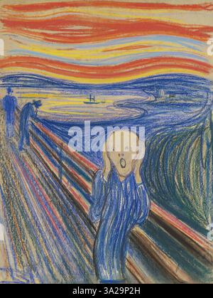 Edvard Munch’s 'Anxiety' depicts the emotional turmoil and inner dread ...