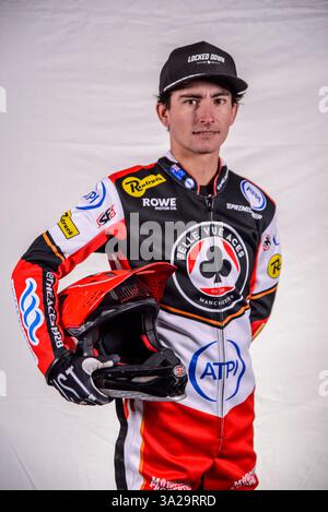Zack Cook - Belle Vue Aces during the Belle Vue Aces Media Day at the ...