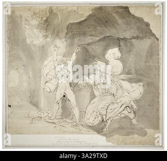 This scene from Shakespeare's *Macbeth* depicts Lady Macbeth and ...