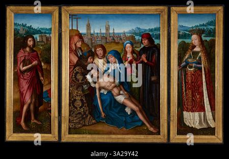 The 'Master of the Saint Lucy Legend' depicts the Virgin Mary surrounded by female saints. This ...