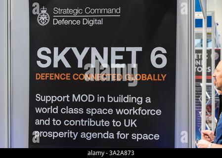 Strategic Command Defence Digital stand at Space-Comm Expo in ExCeL ...