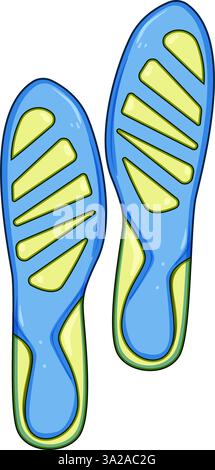 custom insoles cartoon vector illustration Stock Vector Image & Art - Alamy
