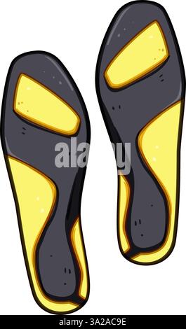 heel insoles cartoon vector illustration Stock Vector Image & Art - Alamy