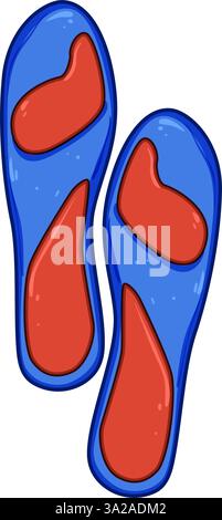custom insoles cartoon vector illustration Stock Vector Image & Art - Alamy