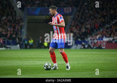 Clement Lenglet of Atletico de Madrid in action during the Spanish ...