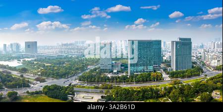 Cityscape of Zhenjiang, Jiangsu Province, China Stock Photo - Alamy