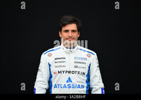 Williams driver Carlos Sainz of Spain drives during the sprint ...