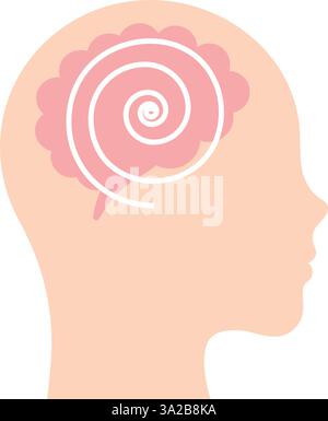 Subconscious Mind Spiral Stock Vector Image & Art - Alamy
