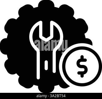 Icon for servicing costs, servicing Stock Vector Image & Art - Alamy