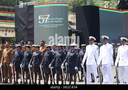 Port Louis, Mauritius. 12th Mar, 2025. Mauritian police force takes ...