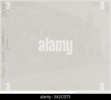 Eugène Atget’s photograph of the Church of Brie-Comte-Robert focuses on ...