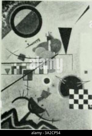 Wassily Kandinsky’s abstract painting features geometric shapes and ...