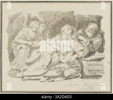 Nicolas Poussin's 'The Holy Family in Egypt' portrays the flight to ...