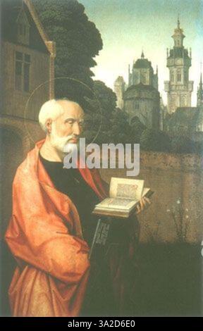 This 16th-century altarpiece by Jan Provoost shows Saint Elizabeth ...