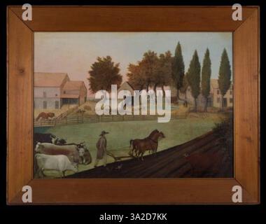 Hicks - The Residence of Thomas Hillborn, 1845-1847, 1961.101.1 Stock ...