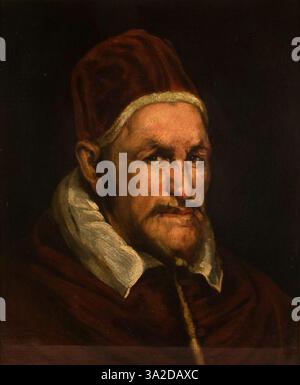 This portrait, a copy of Diego Velázquez's famous work, depicts Pope ...