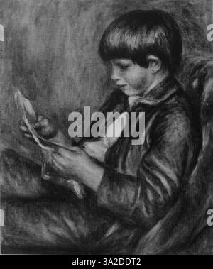 In this artwork, Renoir presents a figure in a relaxed, intimate ...