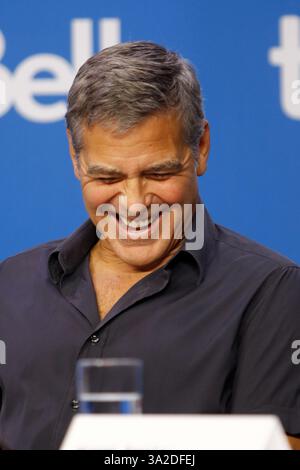 "George Clooney attends the Press Conference of ""The Men Who Stare at ...