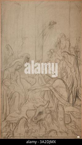 This study by Gustave Moreau shows the biblical scene of Samson and ...