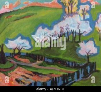 In this expressionist painting, Kirchner uses vibrant color and ...