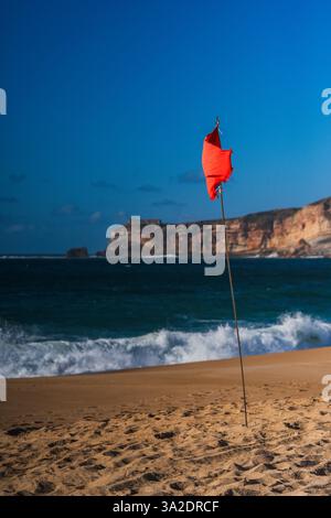 Flags of the beach monitoring Stock Photo - Alamy