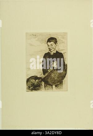 This artwork by Edouard Manet captures a scene of modern life ...