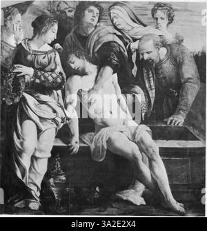 This work by Jan van Scorel and Pieter Coeck van Aelst features highly detailed religious scenes ...