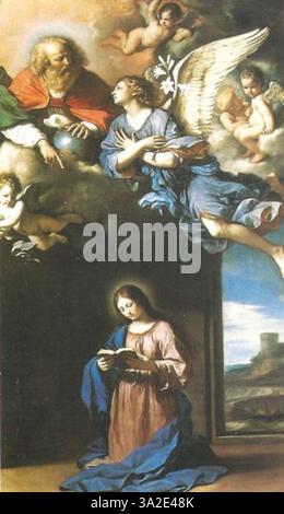Guercino’s painting 'God the Father and Angel' depicts a divine and ...