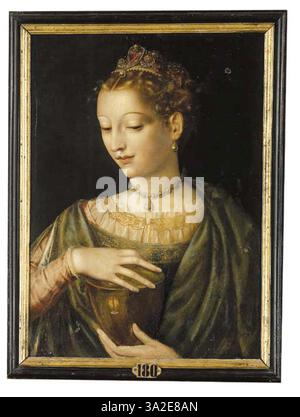 A historical artwork titled 'Die heilige Sippe' (The Holy Family ...