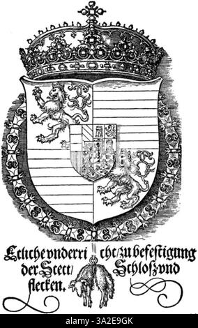 This engraving by Albrecht Dürer illustrates his exceptional technique ...