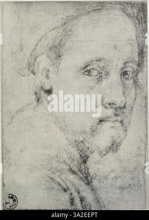 This 1494 painting by Pontormo features his signature Mannerist style ...