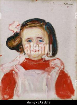 Portrait of a Girl (Erdmute Esche) 1905 by Edvard Munch Stock Photo - Alamy