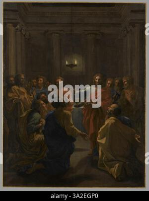 Nicolas Poussin - The Last Supper Stock Photo - Alamy