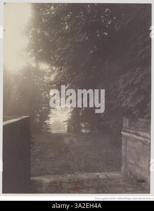 Eugène Atget’s image of St. Cloud park highlights its neat pathways ...