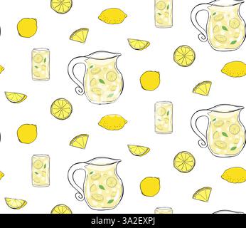 Fruit seamless pattern for textile products, peach and mango pieces ...