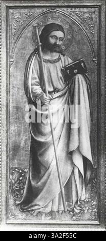 The painting 'Saint James the Apostle' depicts the biblical figure of ...