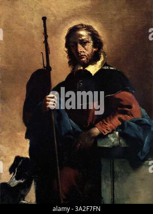Tiepolo - San Rocco, 1730 - 1735, Collezione Cicogna, 128530 gw Stock ...