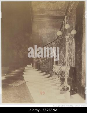 Atget’s photograph of the staircase at the Austrian Embassy on Rue de ...