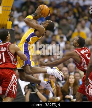 Apr 19, 2004; Los Angeles, CA, USA; NBA Basketball: Los Angeles Lakers ...
