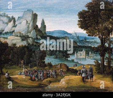 Landscape with St John the Baptist Preaching first half of 16th century ...