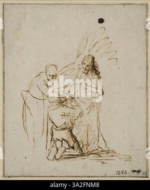 The artwork portrays the dramatic scene from Hindu mythology, where ...
