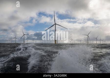 Humber Gateway Offshore Windfarm, off the east coast of Yorkshire ...