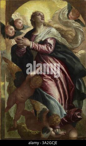 'The Assumption of the Virgin' by Paolo Veronese is a Renaissance ...